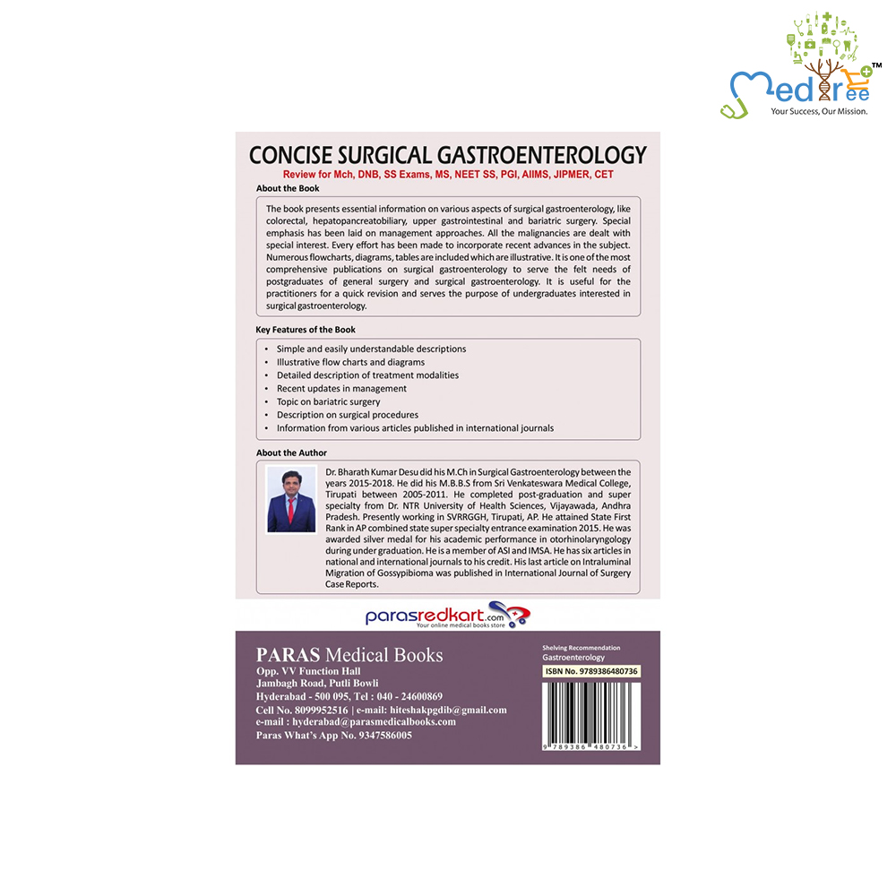 Buy Concise Surgical Gastroenterology 1st/2020 | Medtree.co.in