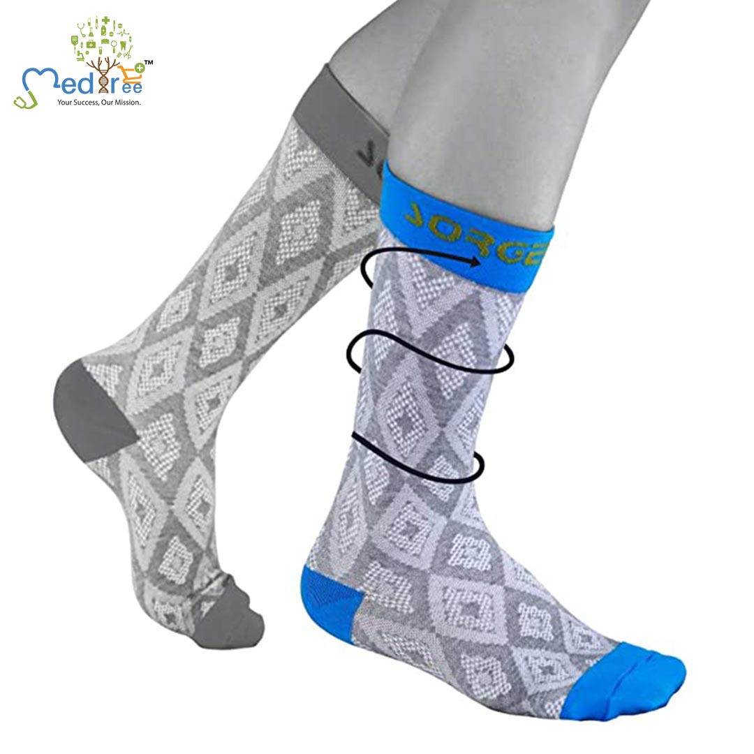 Buy Sorgen Compression Bamboo Crew Length Socks | Medtree.co.in